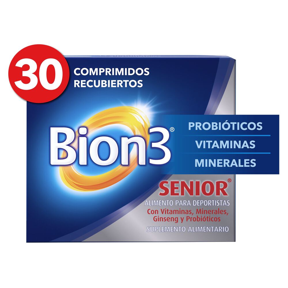 Bion 3 Senior Vitaminas 30 Comprimidos Recubierto