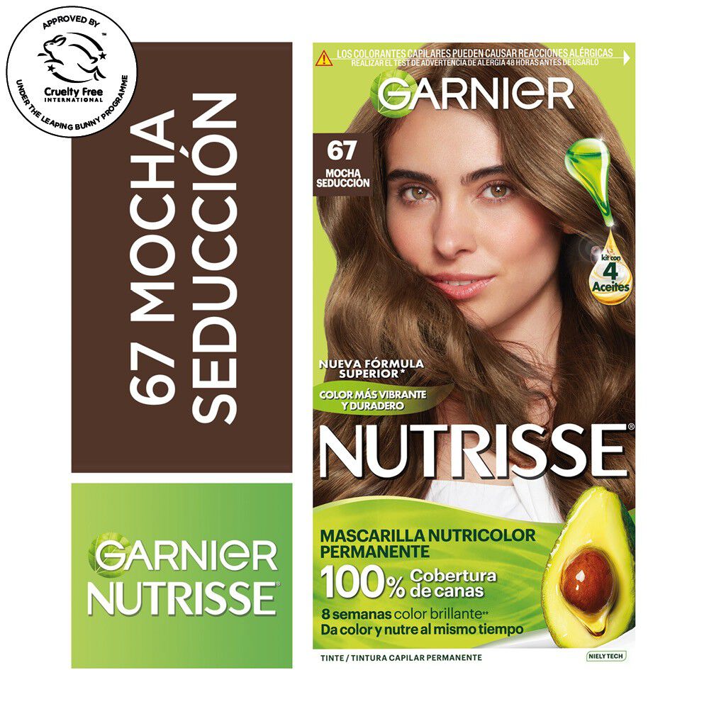 Coloración Garnier Nutrisse 67 Chocolate