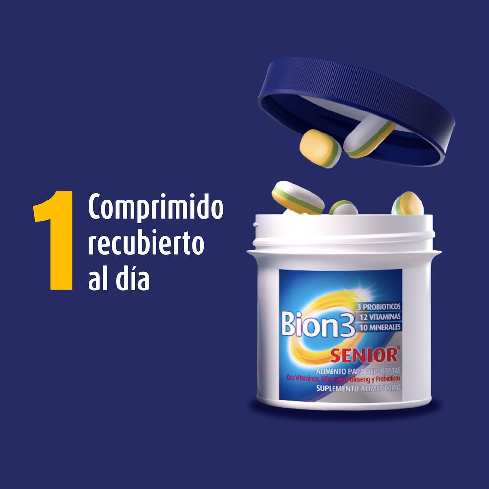 Bion 3 Senior Vitaminas 30 Comprimidos Recubierto