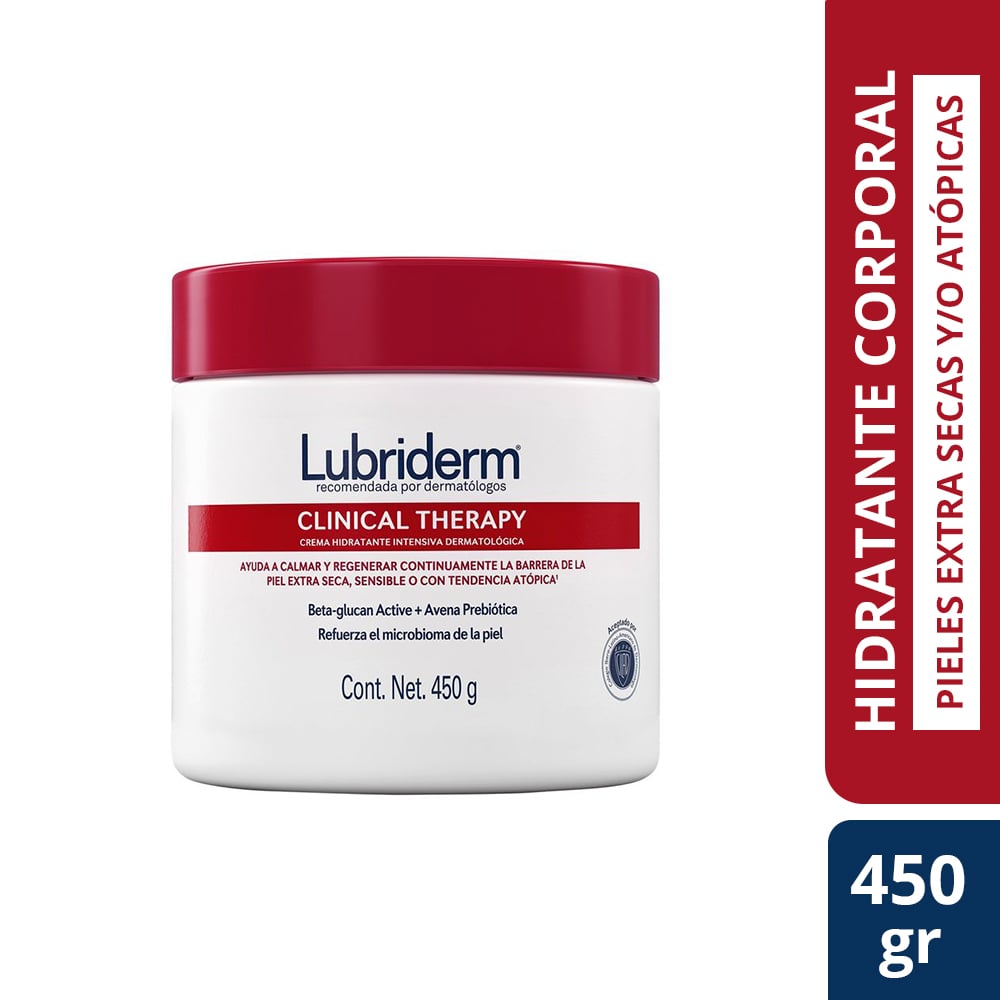 Crema Humectante Corporal LUBRIDERM® Clinical Therapy 450 g
