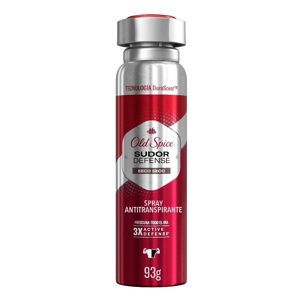 Spray Antitranspirante Old Spice Sudor Defense Seco Seco 93 g