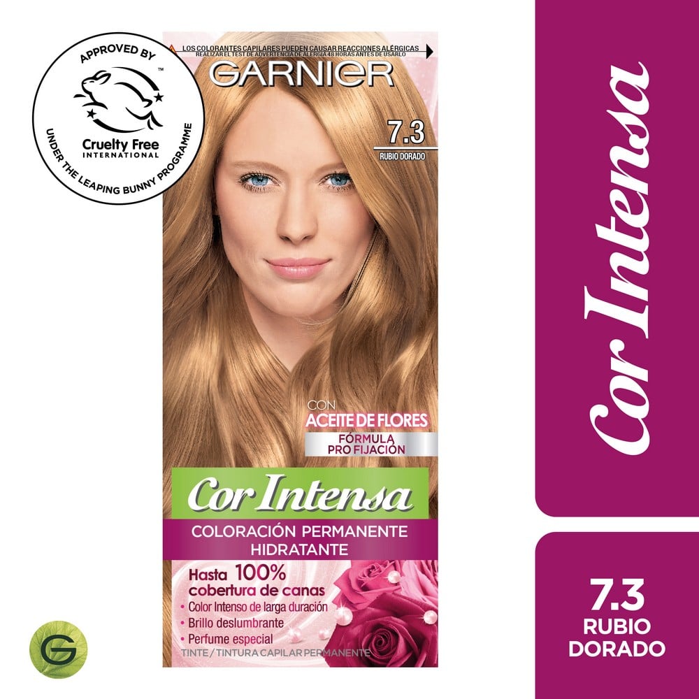 Coloración Cor Intensa 7.3 Rubio Dorado Garnier