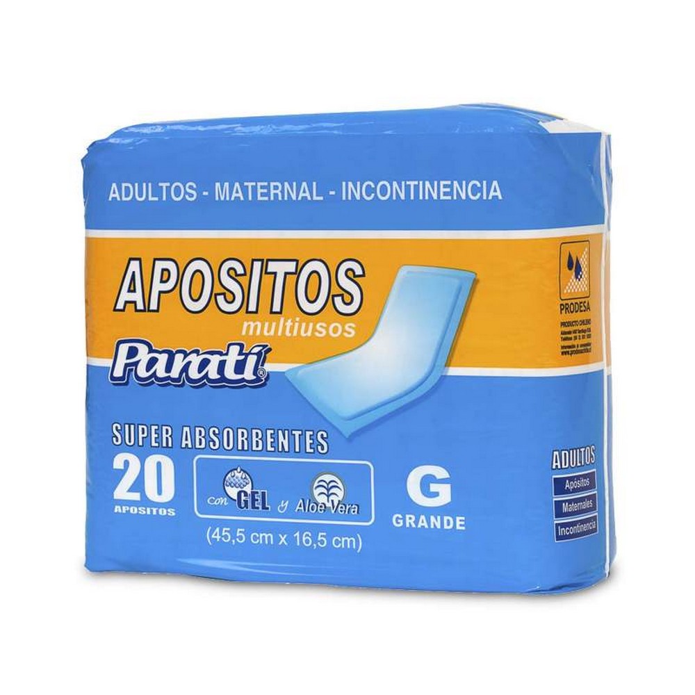 Apósitos Multiusos Super Absorbentes Grande X20