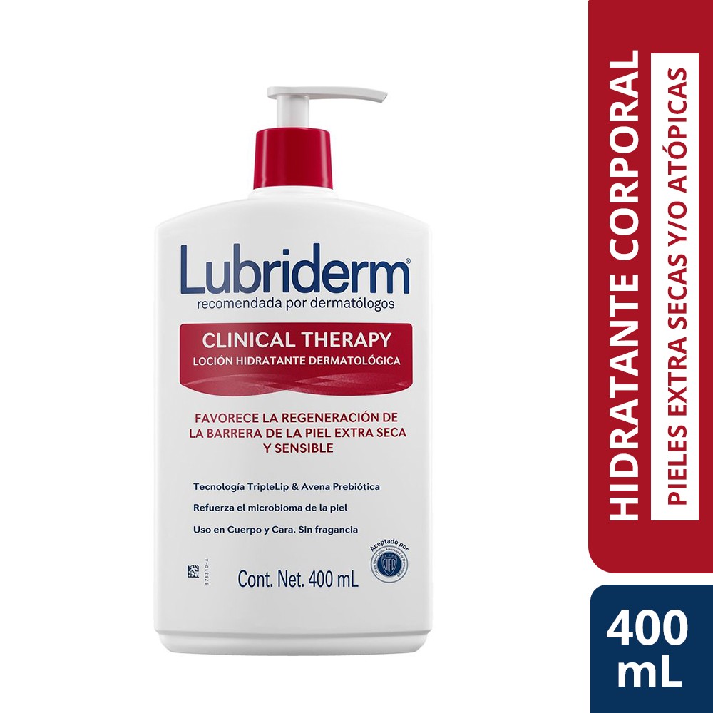Crema Humectante Corporal LUBRIDERM® Clinical Therapy 400 g