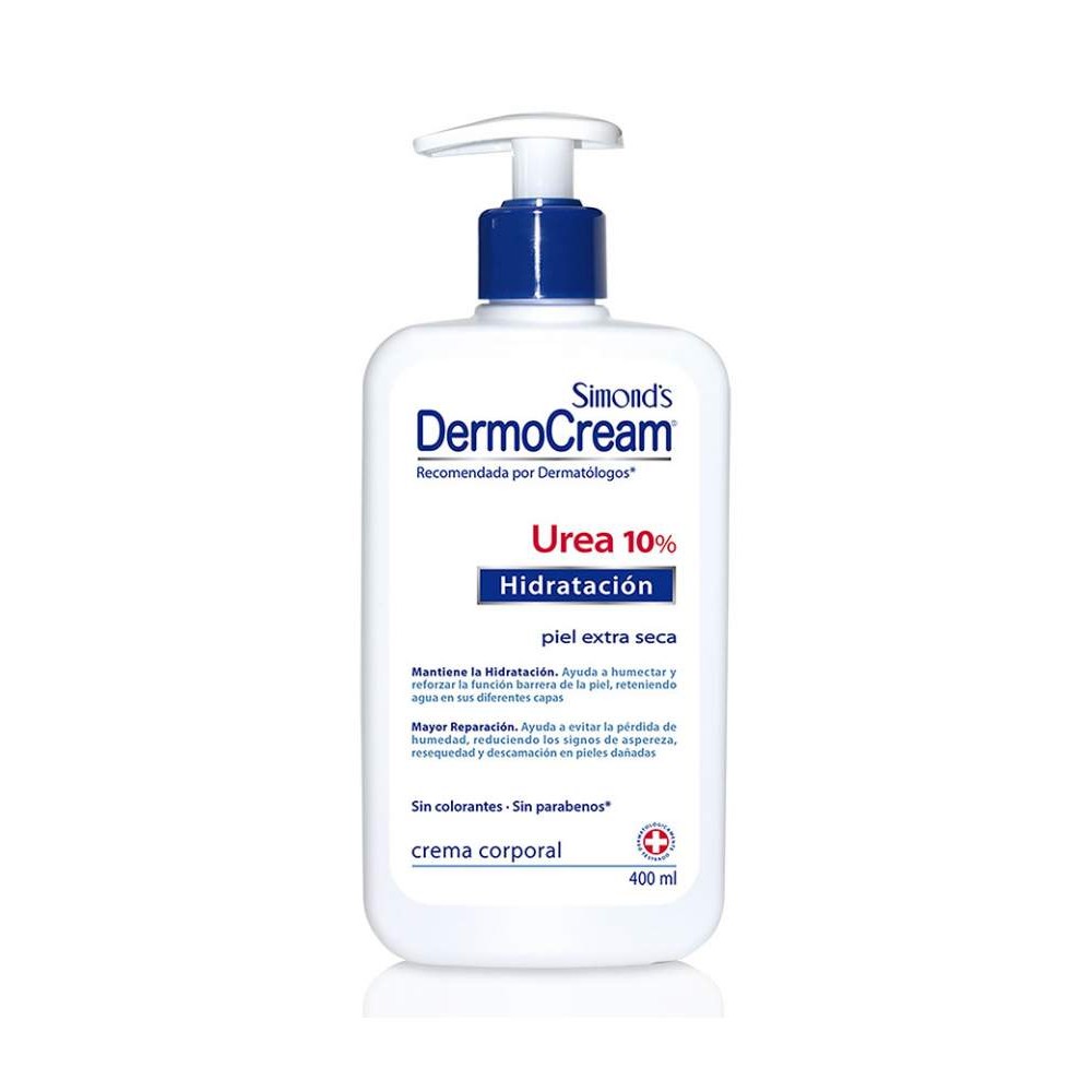 Crema Hidratacion Urea 10% Dermocream 400 mL