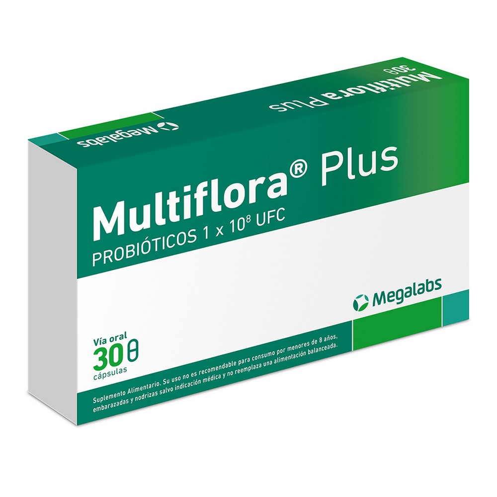 Multiflora Plus Probióticos 30 cápsulas | Cruz Verde