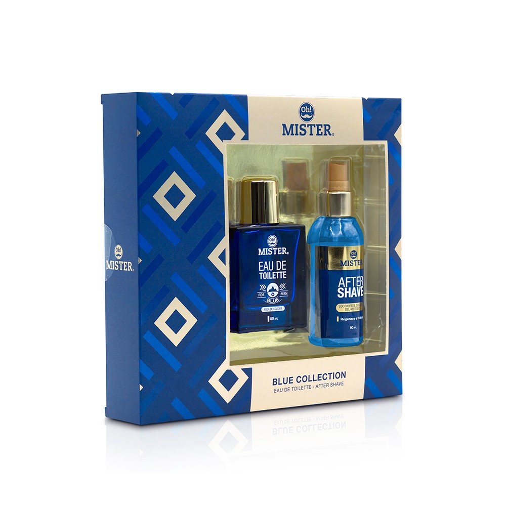 Mister Blue Eau de Toilette Spray 50 mL + After Shave 100 mL