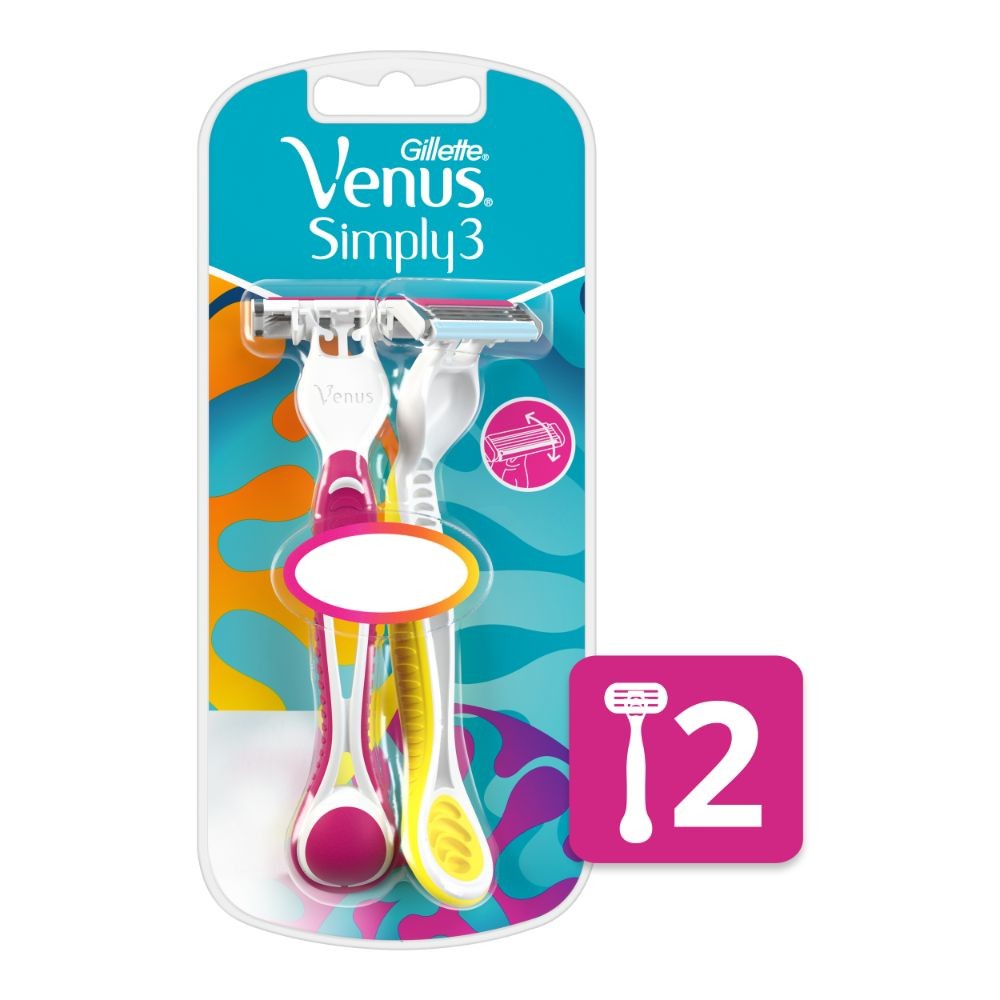 Venus Simply 3 Maquina de Afeitar Desechable 3 Hojas Mujer 2